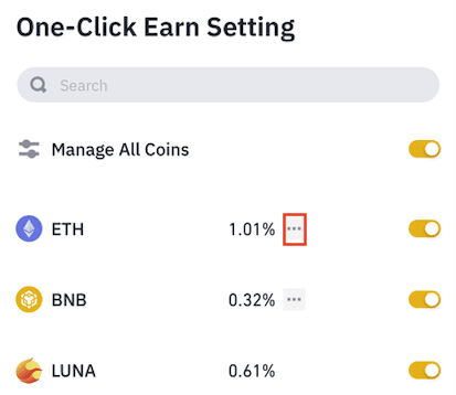 What Is One-Click Earn? | Binance Support