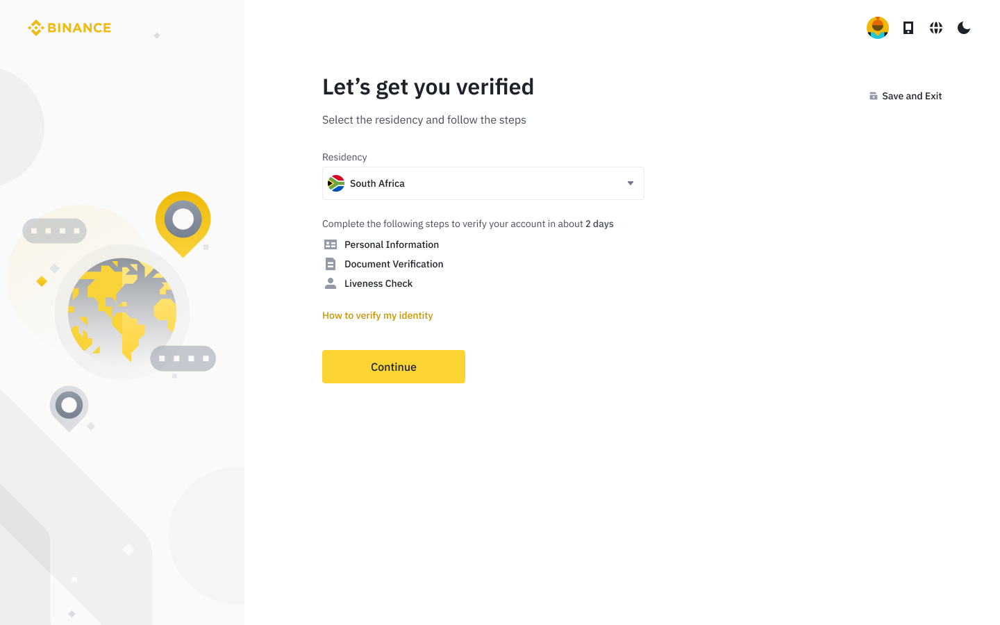 How to Register and Complete Identity Verification on Binance Bahrain ...