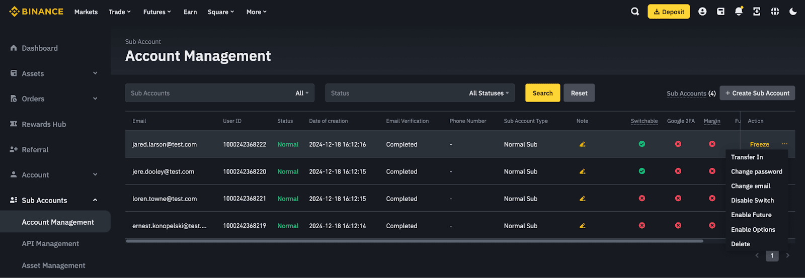 How to Switch Between Multiple Binance Accounts | Binance Account,Binance Switch Accounts,How to ...