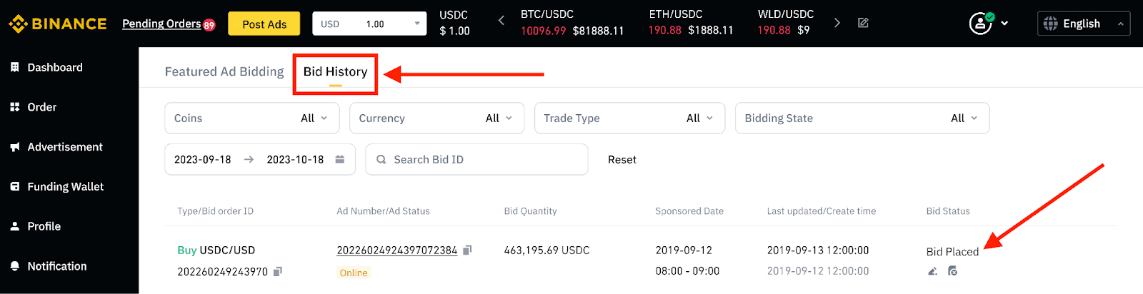 Frequently Asked Questions on Binance P2P Ad Bidding | Binance FAQ ...