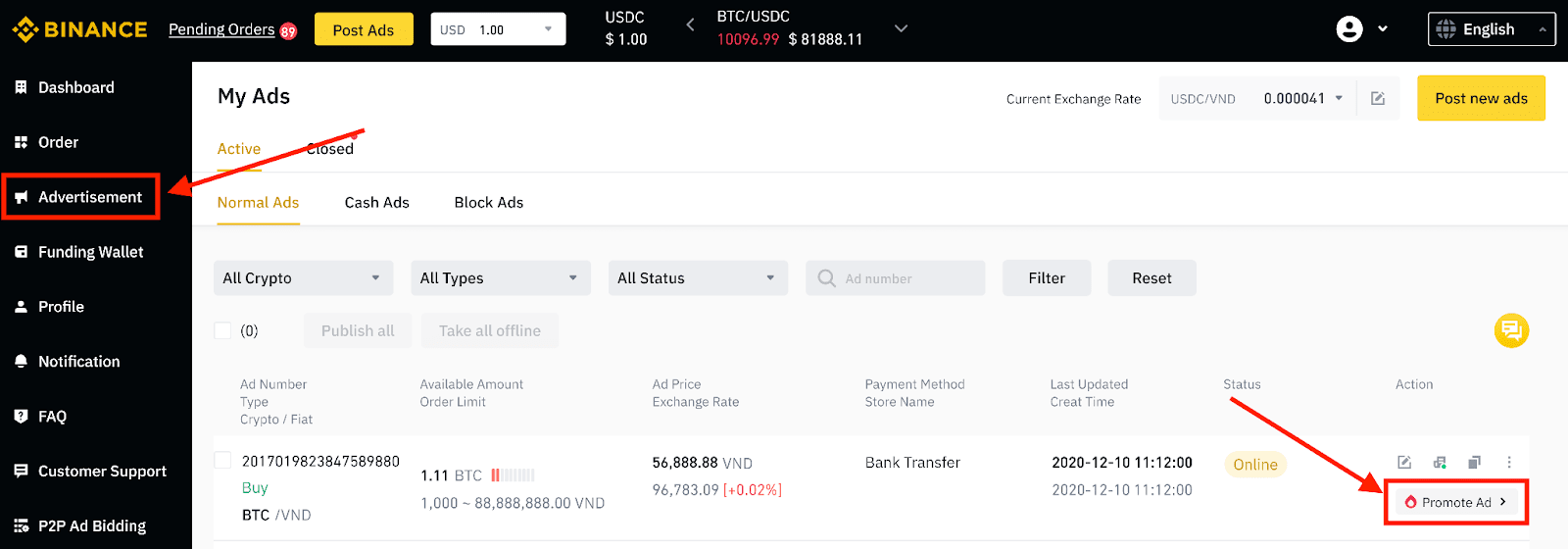 Frequently Asked Questions on Binance P2P Ad Bidding | Binance FAQ ...
