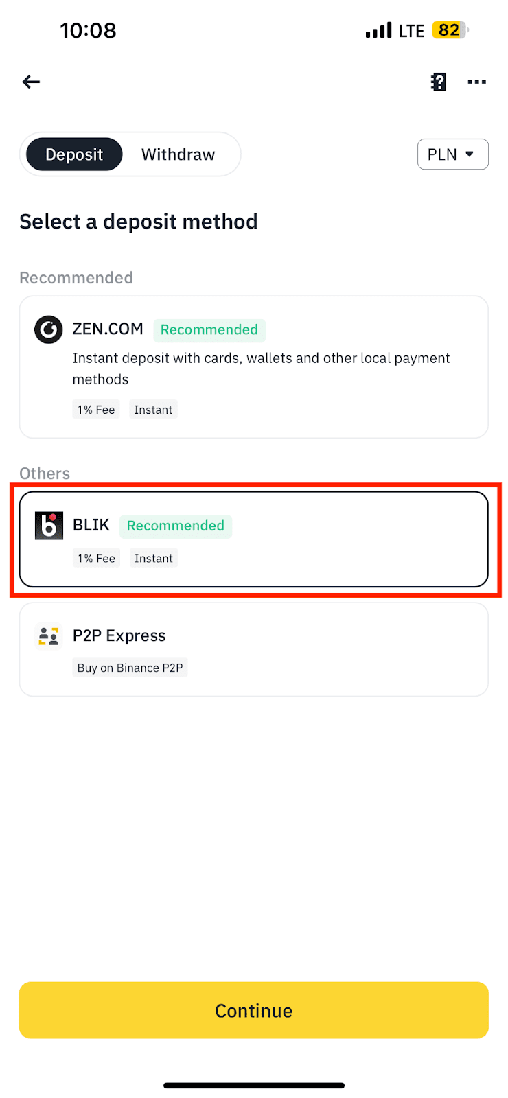 How to Deposit PLN via BLIK on Binance? | Binance FAQ