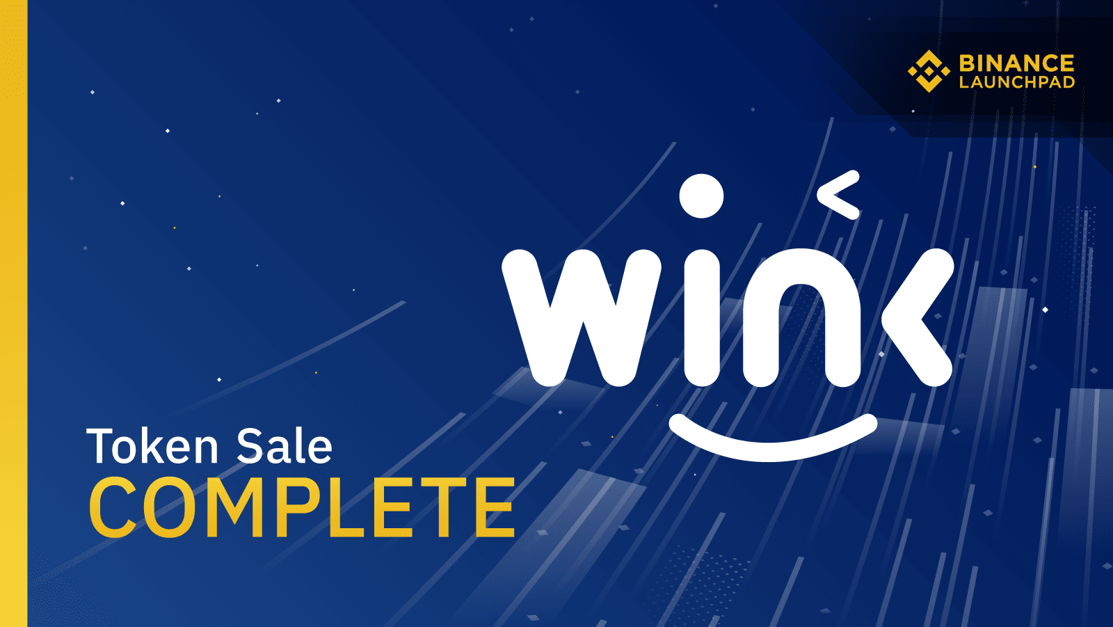 WINk代币发售完毕 | 币安资讯