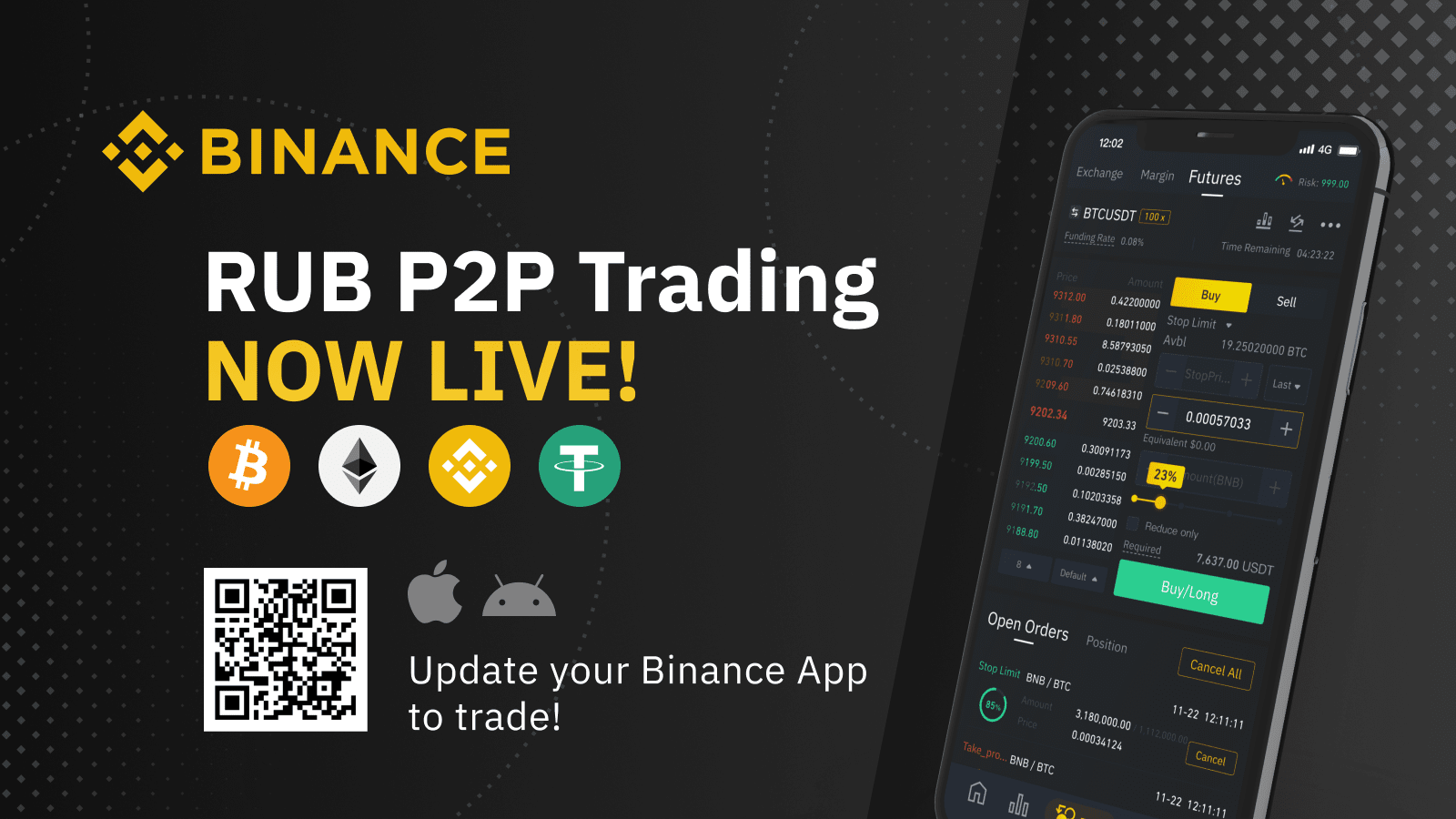 Binance Adds Peer-to-Peer (P2P) Trading for Russian Ruble (RUB) | Binance Blog