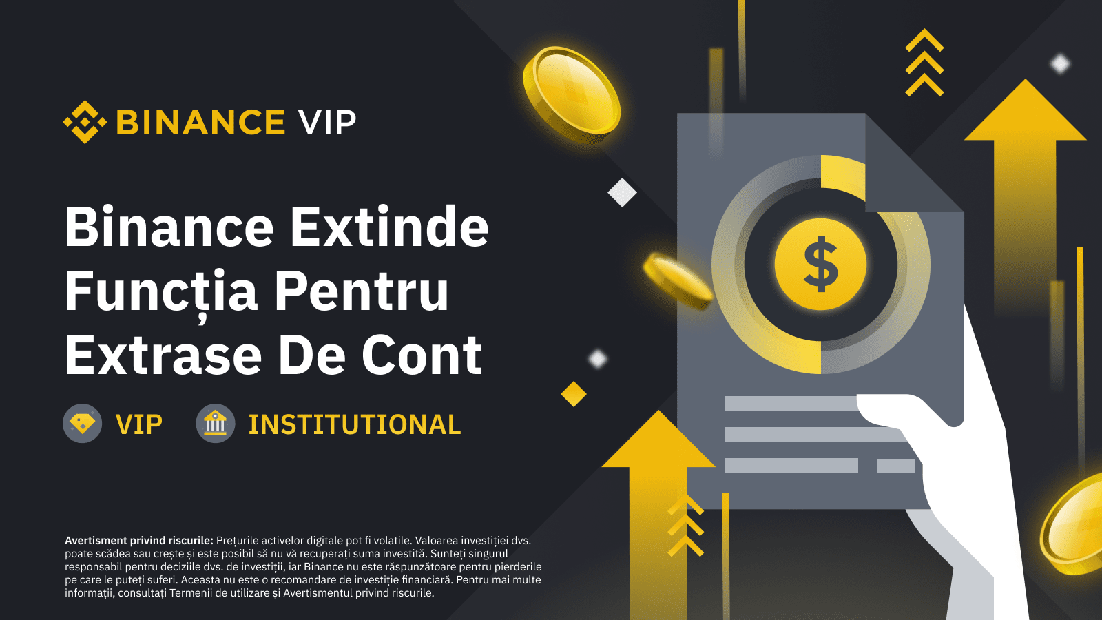 Binance extinde funcția pentru extrase de cont | Blog Binance
