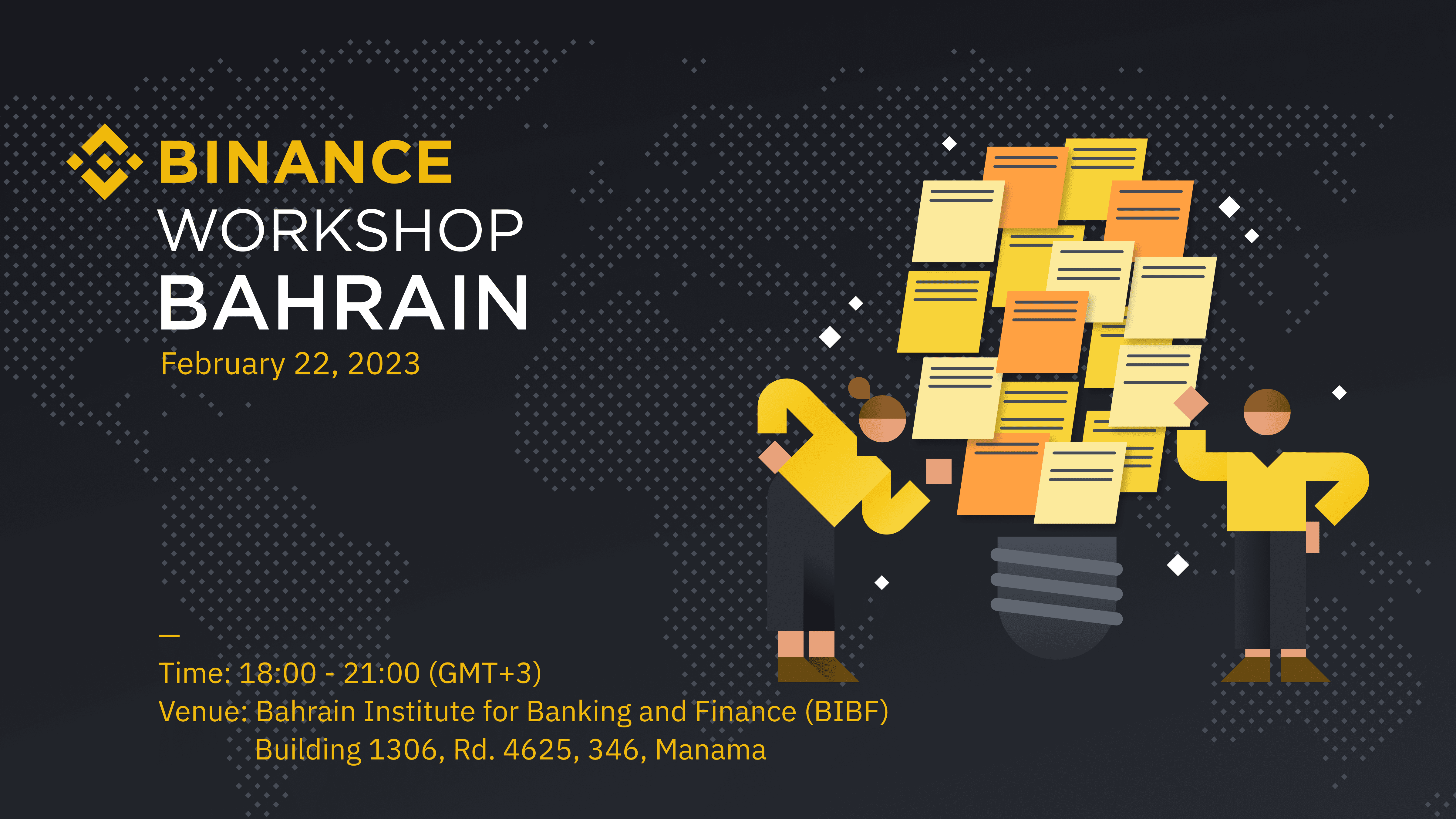 Join Our Free Binance Workshop in Manama, Bahrain, on Wednesday ...
