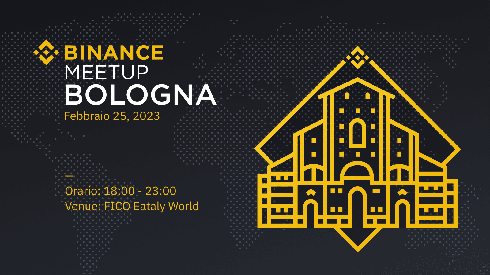 Binance Meetup Bologna - Febbraio 2023 | Il blog di Binance
