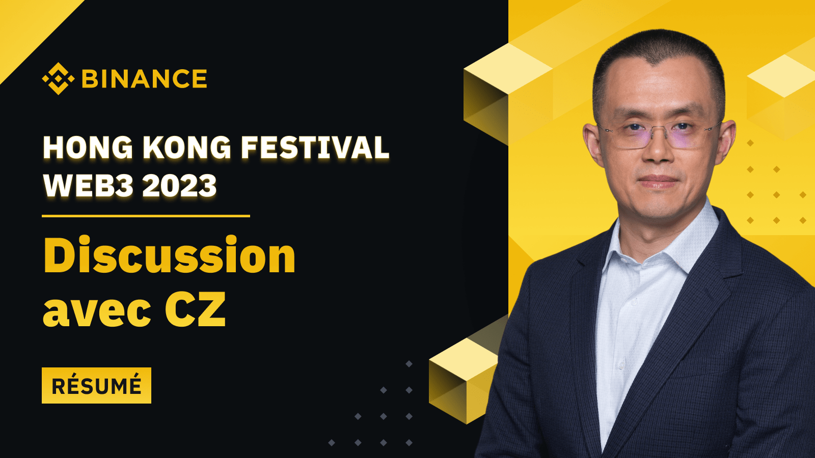 Highlights from the informal chat with CZ at the Web3 Festival Hong ...