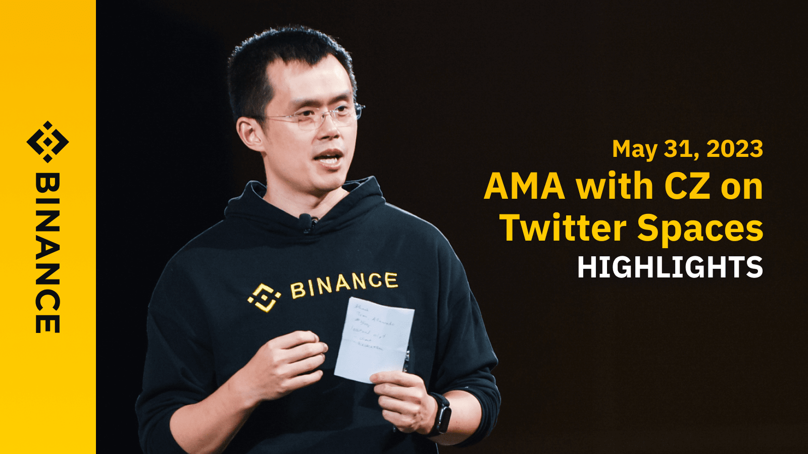 Highlights From CZ’s May 31 AMA on Twitter Spaces | Binance Blog