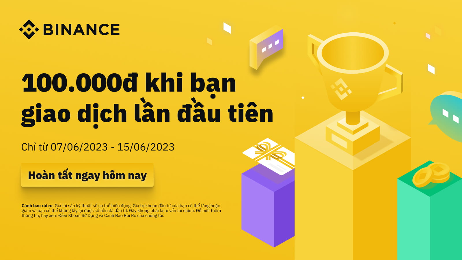 100,000 VND for the first transaction! | Binance Blog on Binance Square