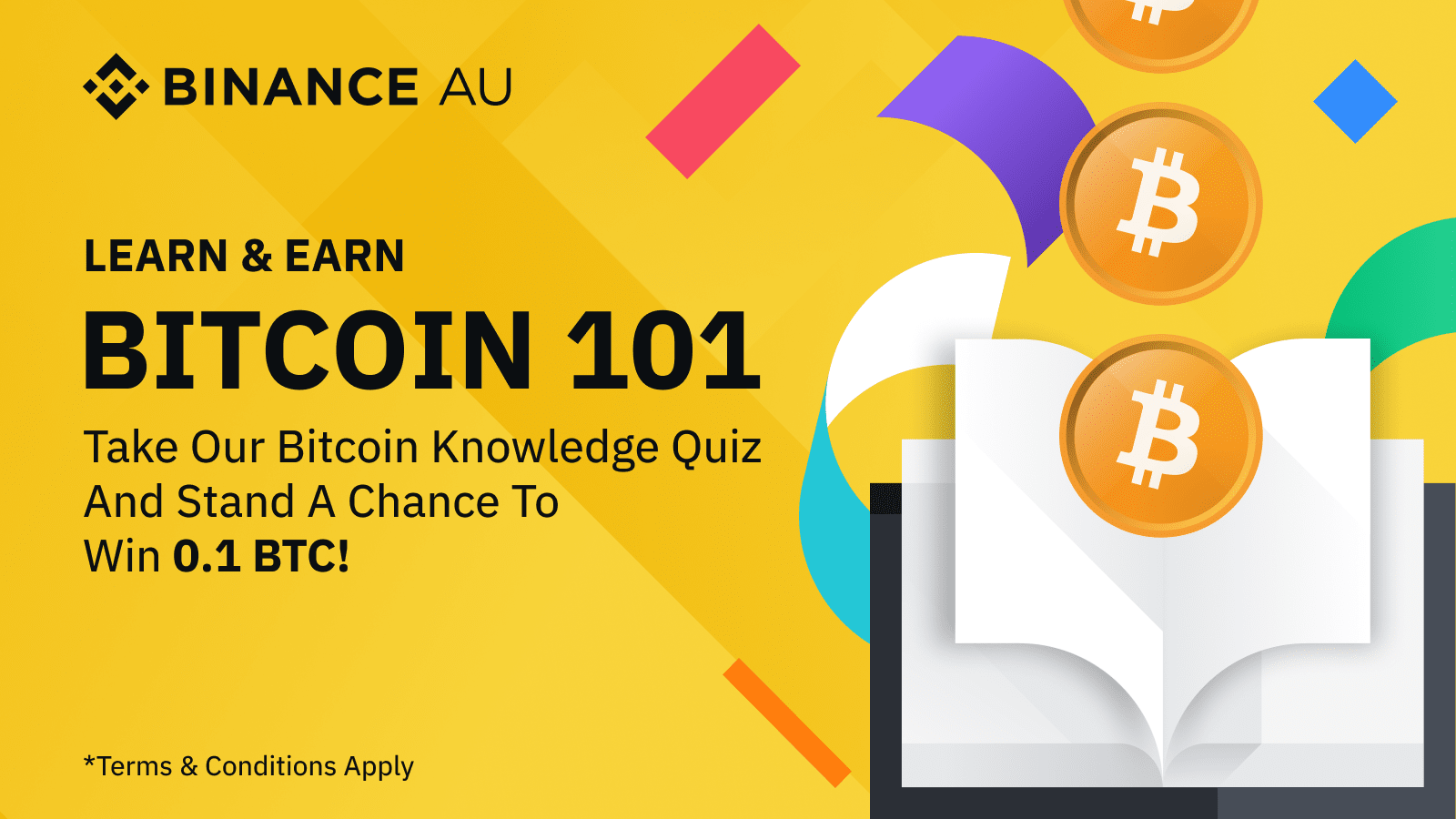 Win BTC with Binance Australia's Bitcoin 101 Quiz! | Binance Blog
