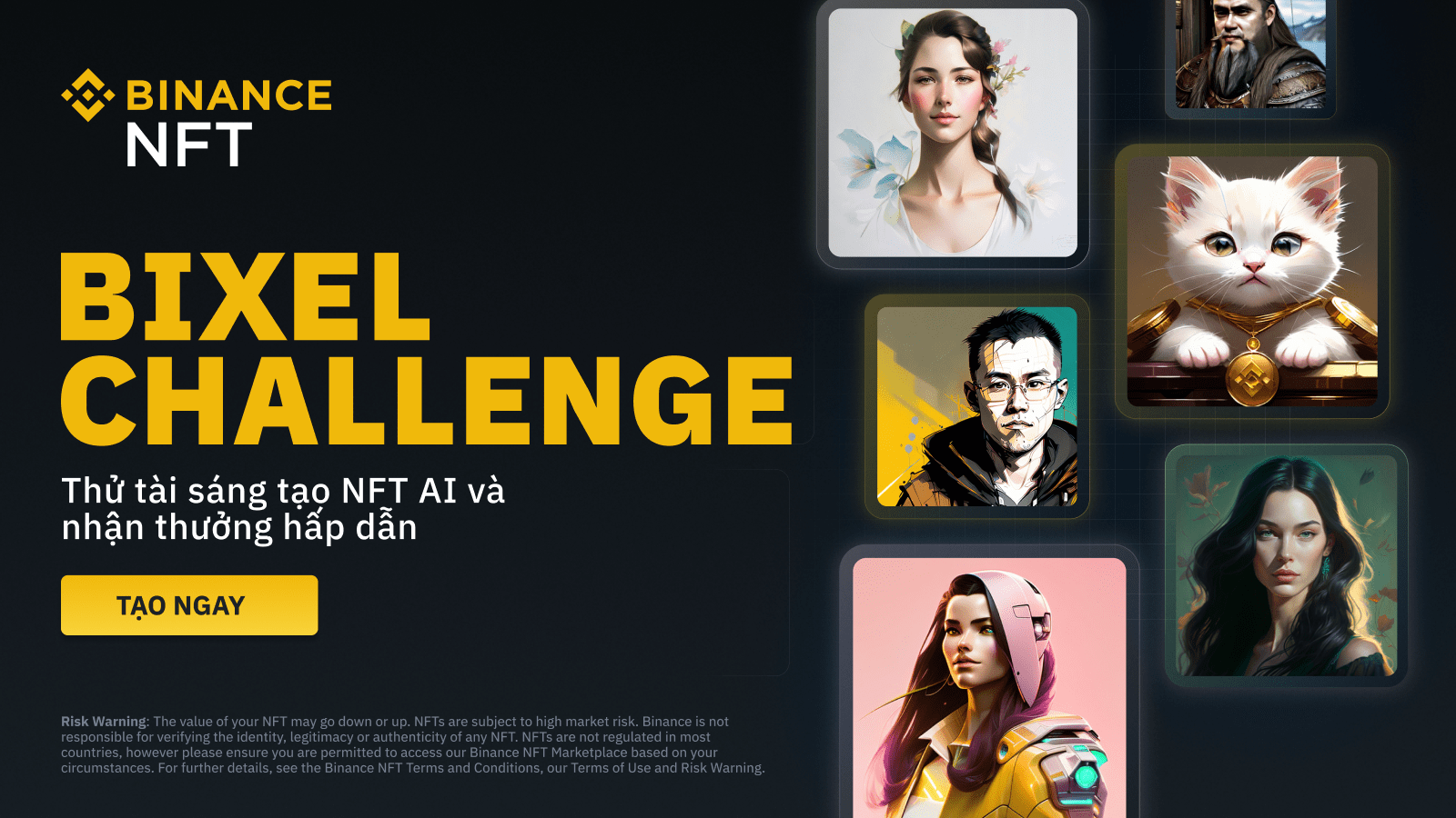 Binance Bixel: Participate in the NFT AI creation challenge and receive ...