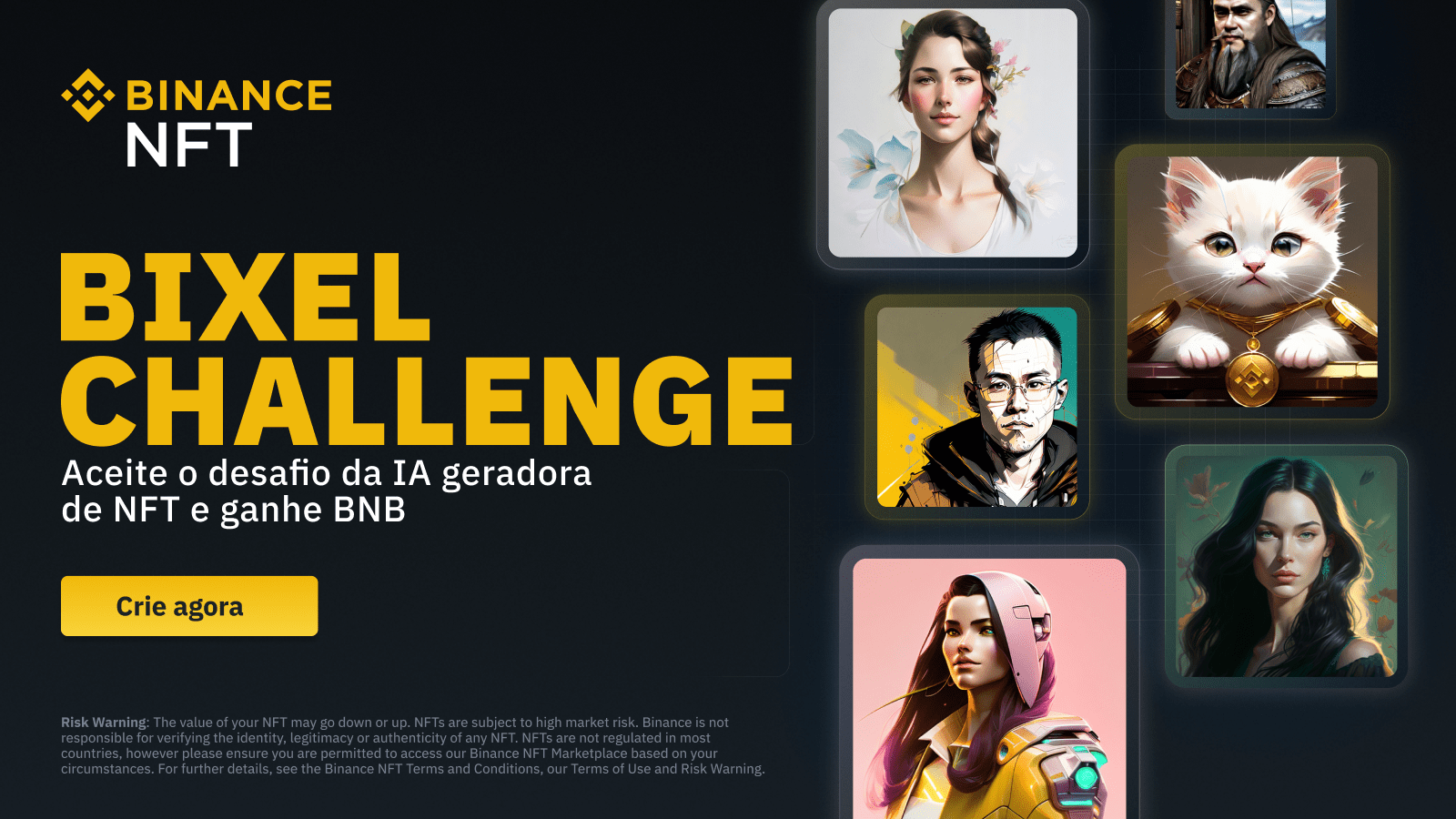 aceite o desafio da IA geradora de NFT e ganhe BNB | Blog Binance