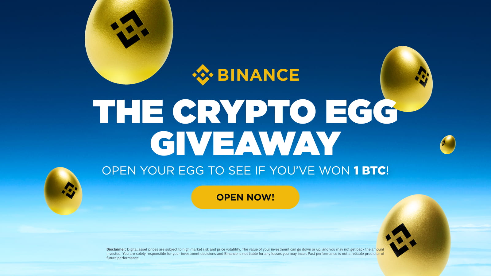 Binance’s Golden Egg Giveaway Launches With the Main Prize of 1 Bitcoin ...