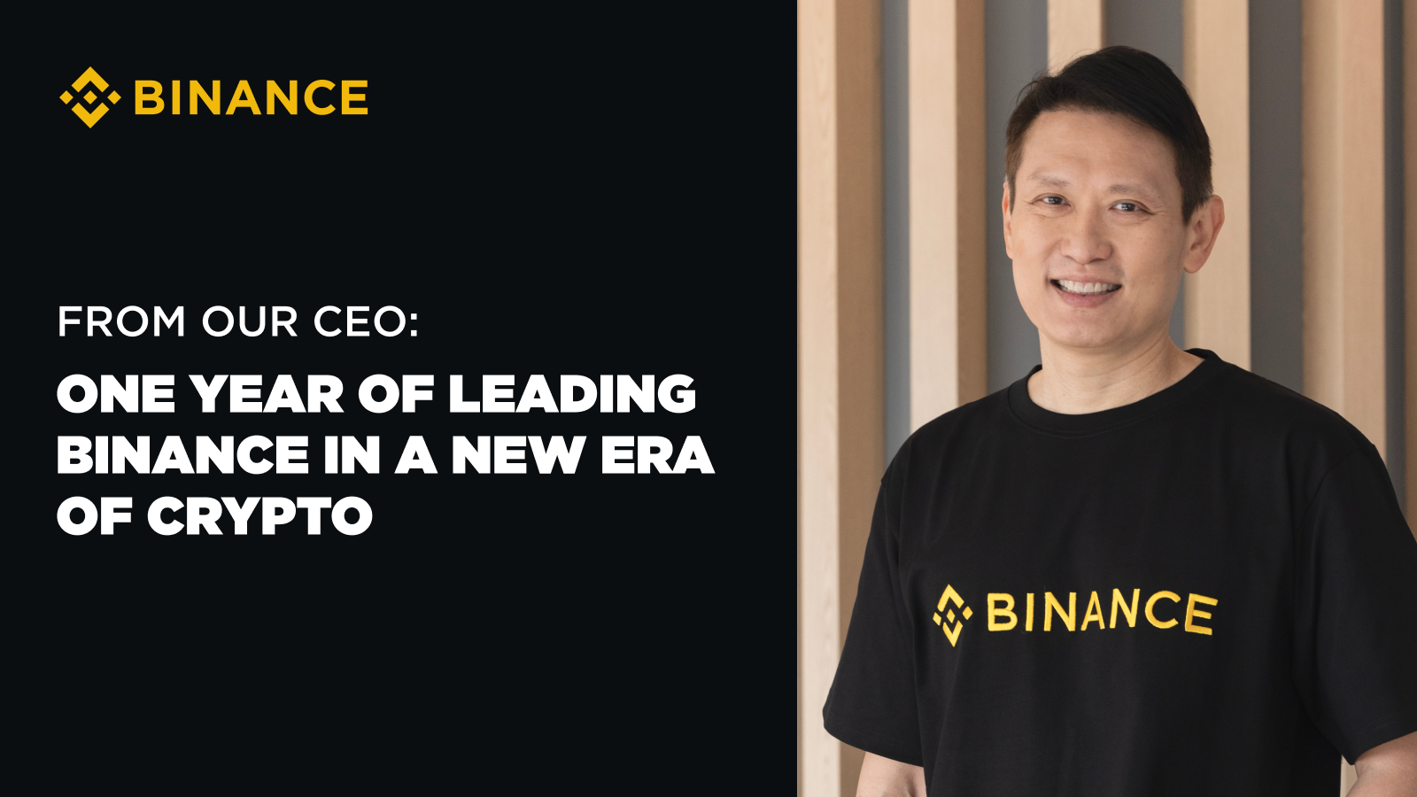 One Year of Leading Binance in a New Era of Crypto | Binance Blog