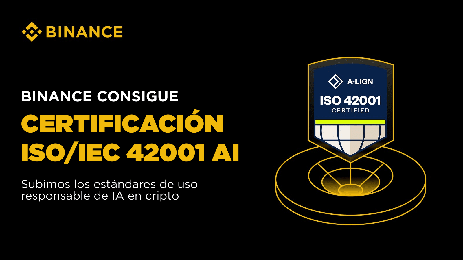 Binance obtiene la certificación ISO/IEC 42001 | Blog de Binance