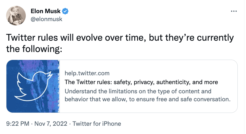 Musk releases "Twitter Rules", emphasizing 5 key points such as privacy ...