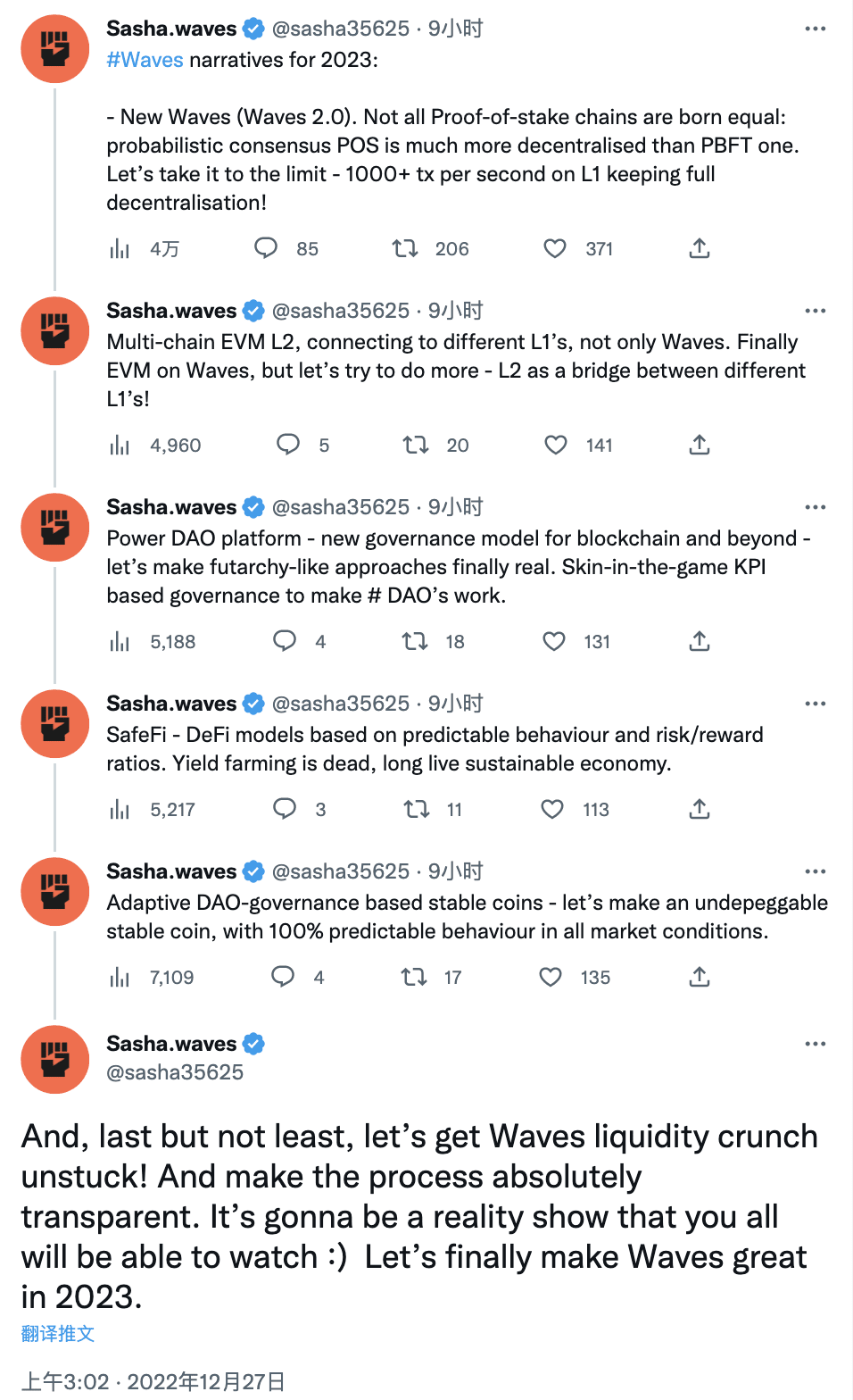 Waves founder releases Waves 2.0 plan, including DAO-governed stablecoin | Binance News on ...