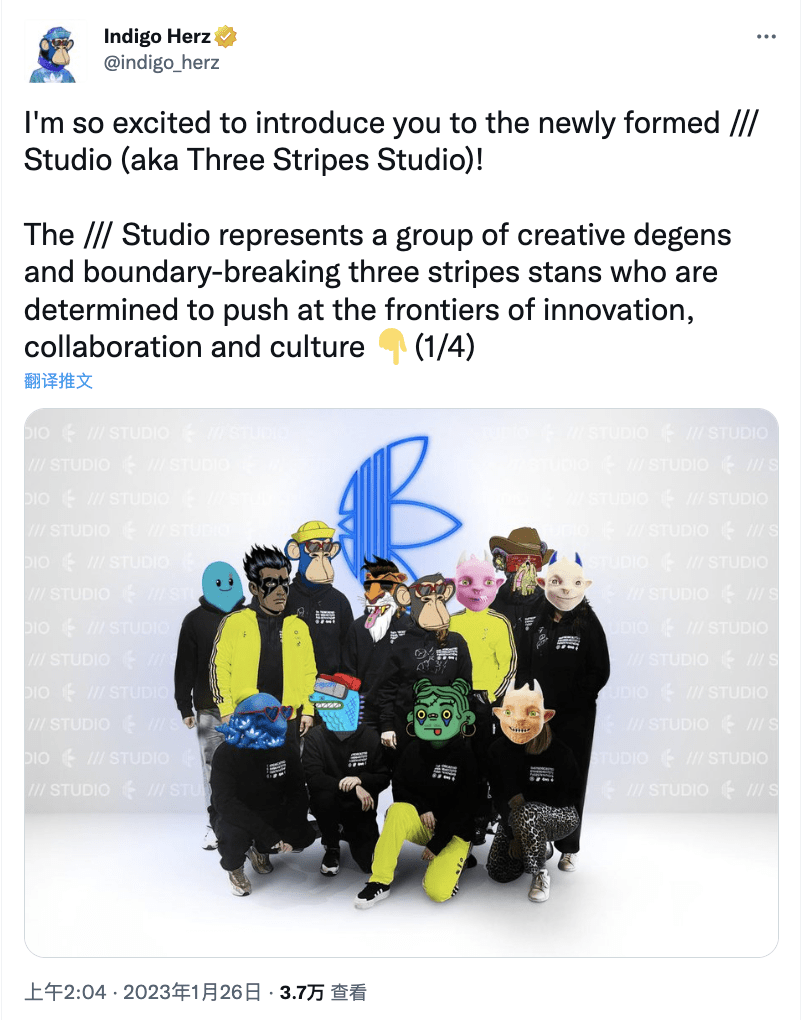 Adidas launches Web3 studio “/// Studio” to develop and deliver Web 3.0 ...