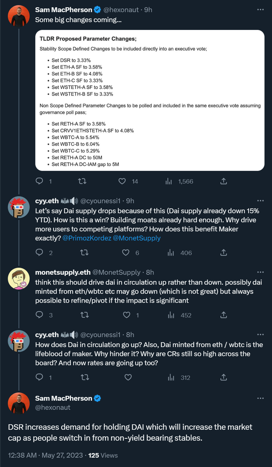 MakerDAO Proposes Increasing DAI Savings Rate to 3.33% | Binance News on Binance Square