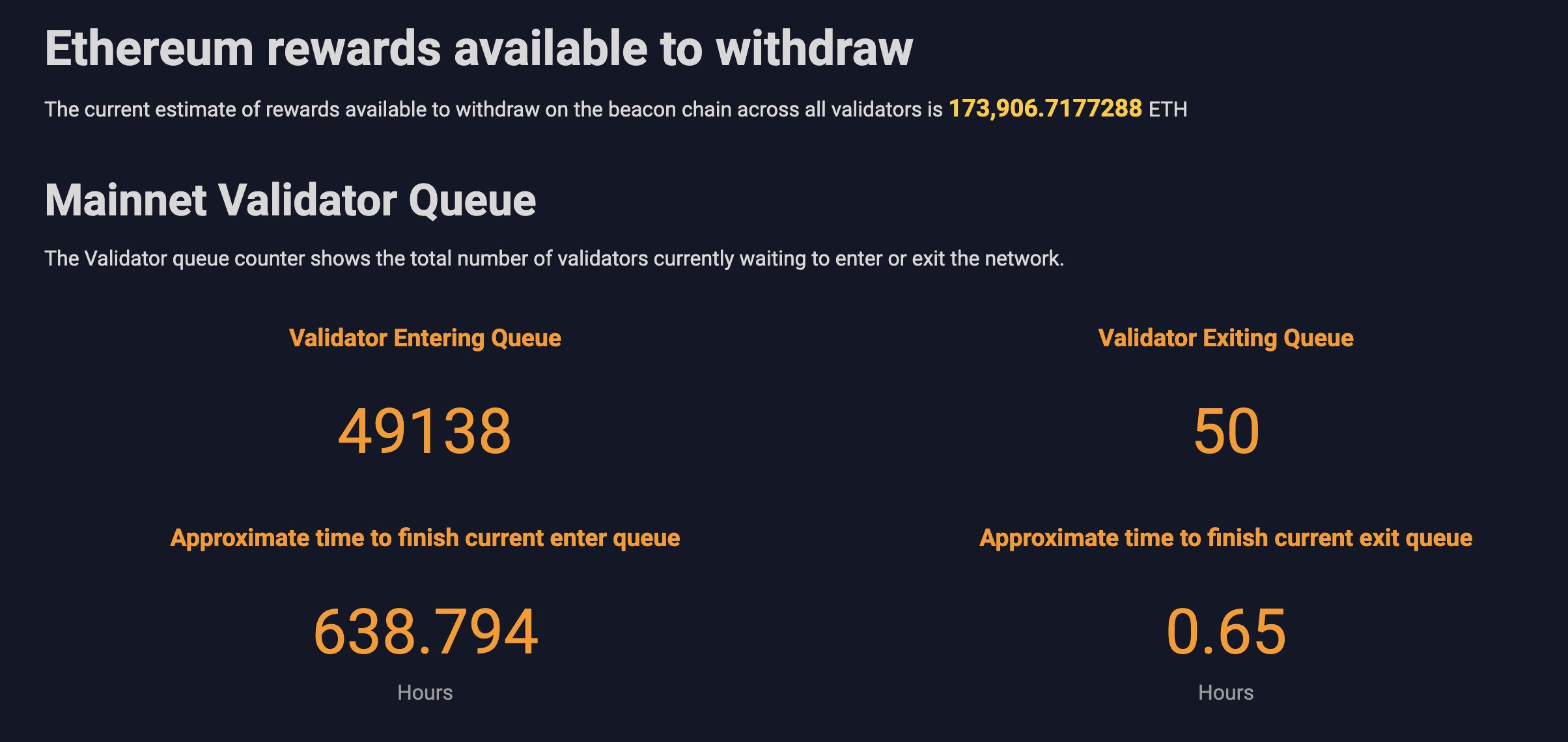 Data: Currently, it takes nearly a month to register as an Ethereum ...