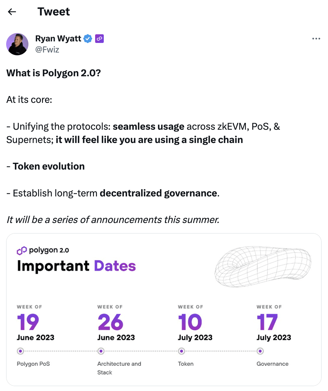 Polygon 2.0 Introduces Upgrades to Tap Into 'Value Layer' of Internet ...