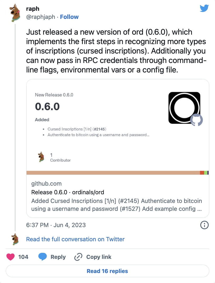 Bitcoin Ordinals Rolls Out Upgrade to Rectify 'Cursed Inscriptions ...
