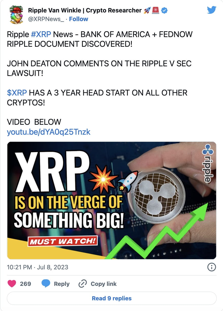 Bank of America Praises Ripple’s Role in the Payment Industry | Binance ...