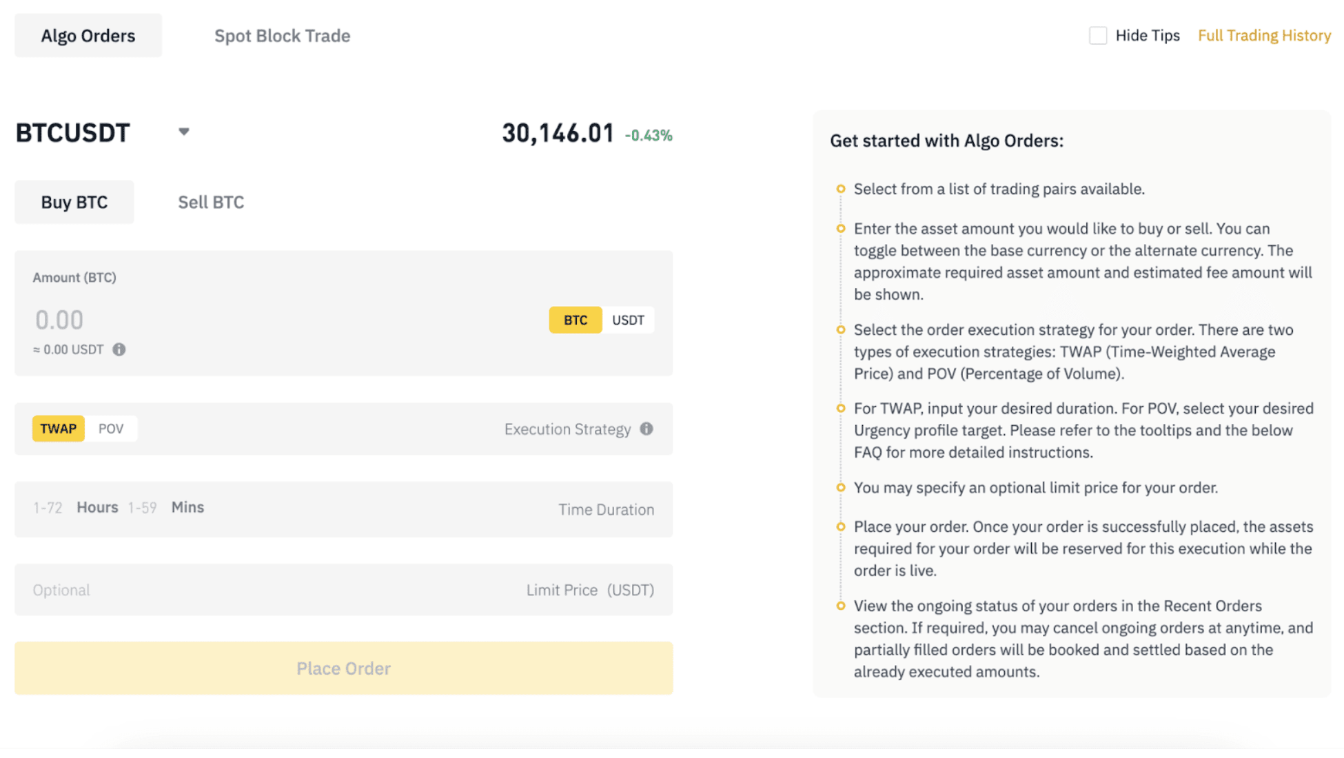 Binance OTC Expands Algo Orders Access for All Users | Binance News on ...