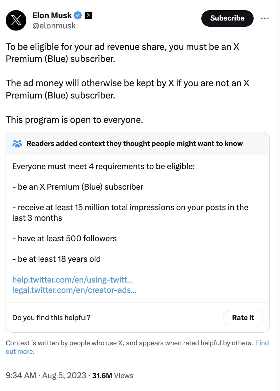 Elon Musk đổi tên dịch vụ đăng ký Twitter Blue thành X Premium ...