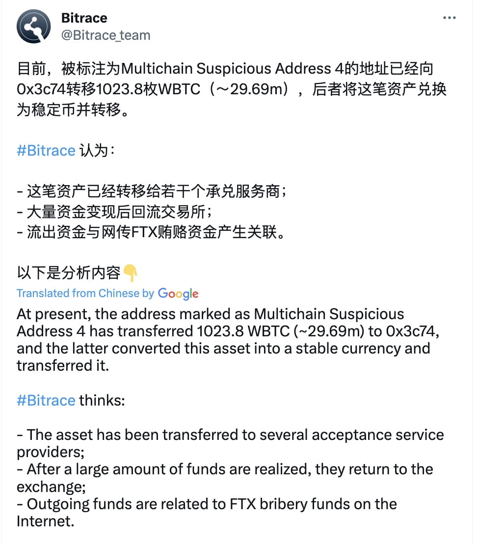Binance Square платформасындағы Binance News | Multichain Suspicious Address 4 Transfers 1023.8 ...