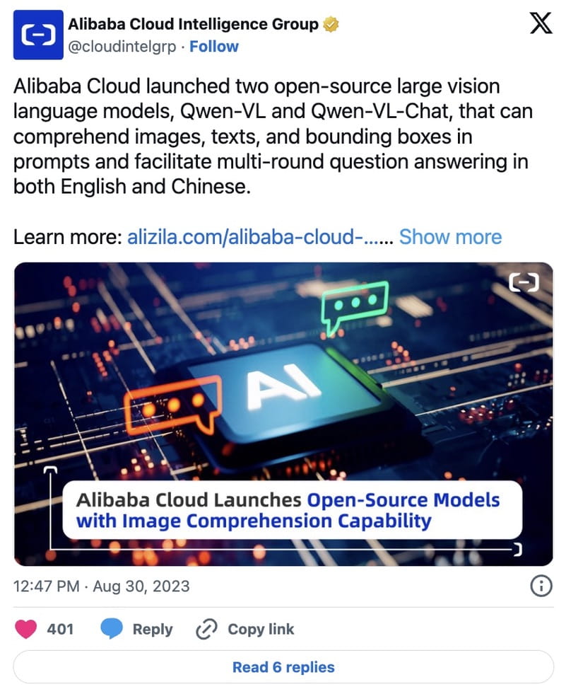 Alibaba estreia modelo de IA Tongyi Qianwen em meio à flexibilização ...