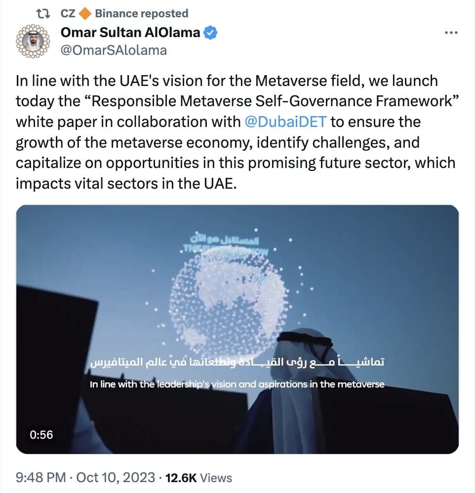 UAE Embraces Metaverse Future, Announces ‘Responsible Metaverse Self ...