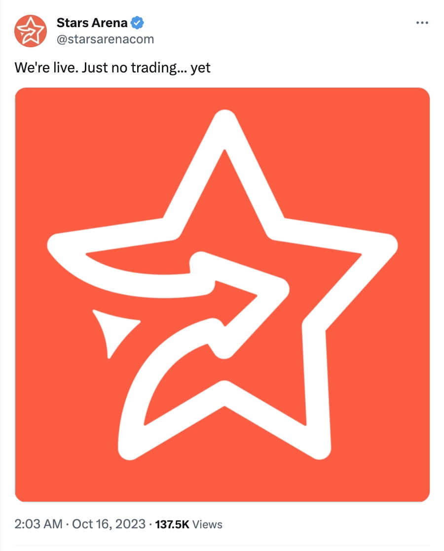Stars Arena Reopens but Trading Remains Suspended Pending Audit Report ... Stars Arena Reopens but Trading Remains Suspended Pending Audit Report ...