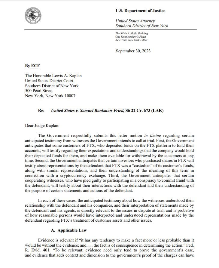 Binance Square платформасындағы Binance News | DOJ Prepares Witnesses ...