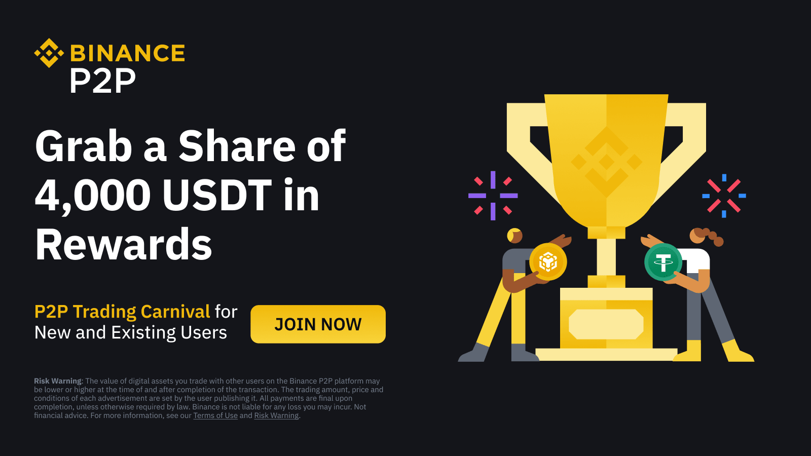 Binance P2P Trading Carnival: Grab a Share of 4,000 USDT in Rewards ...