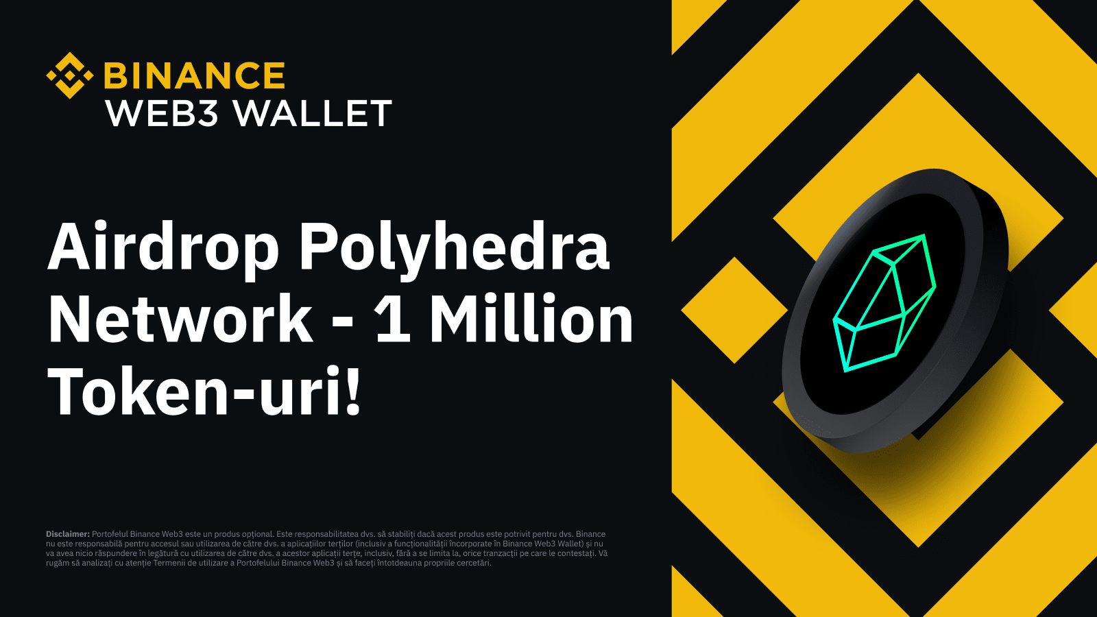 Airdrop Portofel Binance Web3: Câștigați o parte din cele 1.000.000 de tokenuri Polyhedra ...