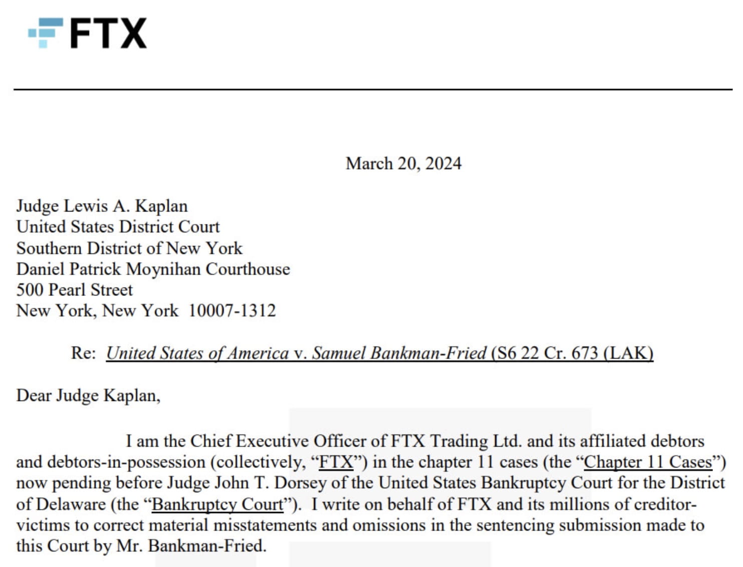 FTX CEO Criticizes Sam Bankman-Fried's Actions as 'Colossal Fraud ...
