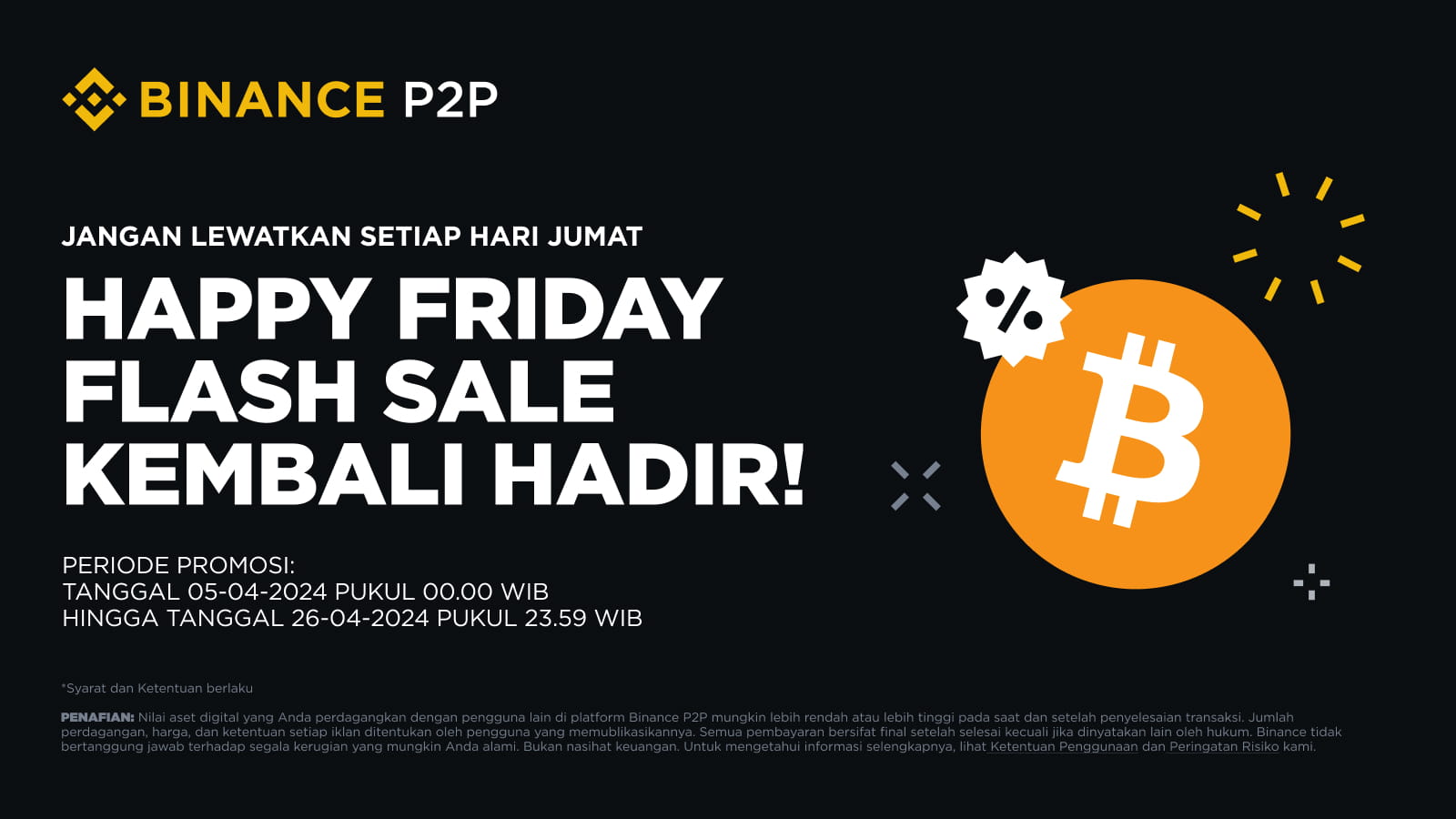 Happy Friday Flash Sale SEA Edition: Complete Purchases on Binance P2P & Get Up to 20% Cashback ...