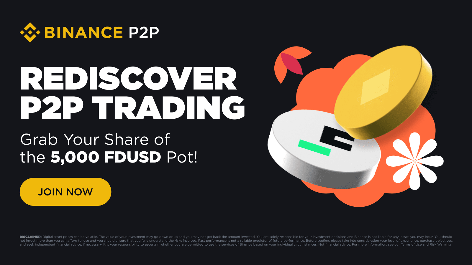 Binance P2P Welcome Back & Win: Buy $60 to Share 5,000 FDUSD in Rewards ...