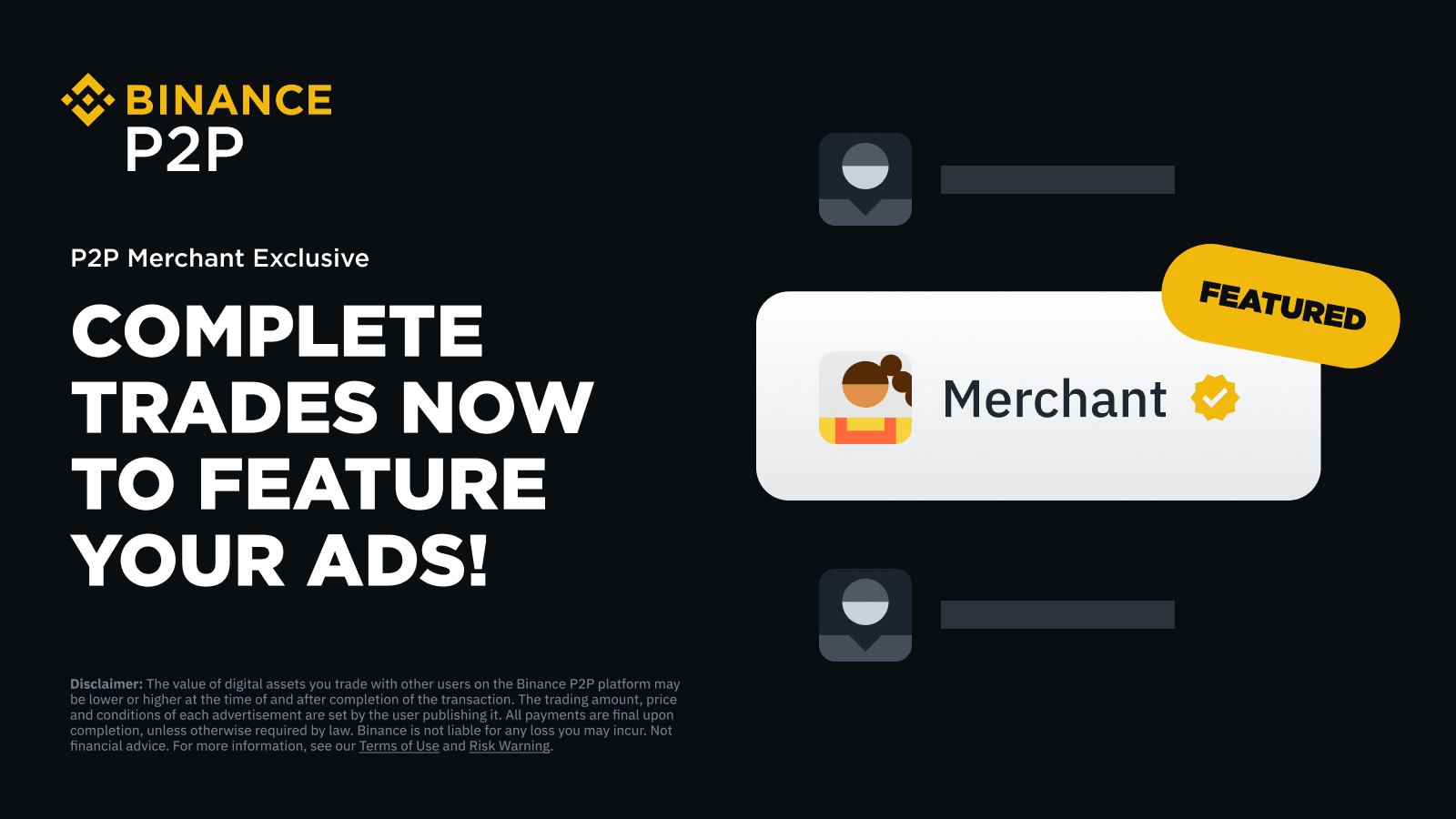 MENA P2P Merchant Maker Exclusive: Complete Trades and Get Your Ads ...