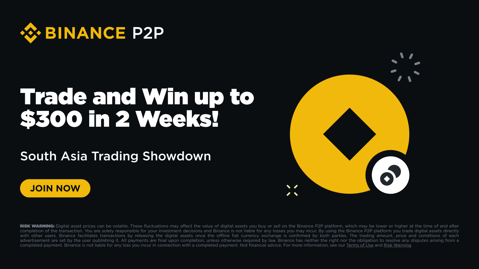 Binance P2P South Asia Trading Showdown: Win Up to 300 USDT in the 2-Week Challenge! | Binance ...