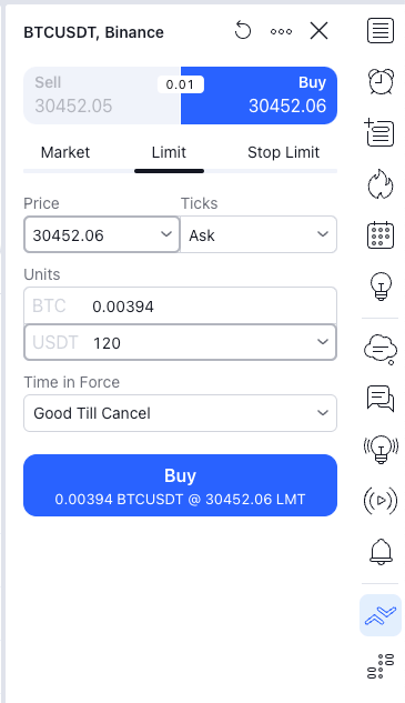 How to Use the TradingView Interface to Trade Crypto on Binance Futures ...