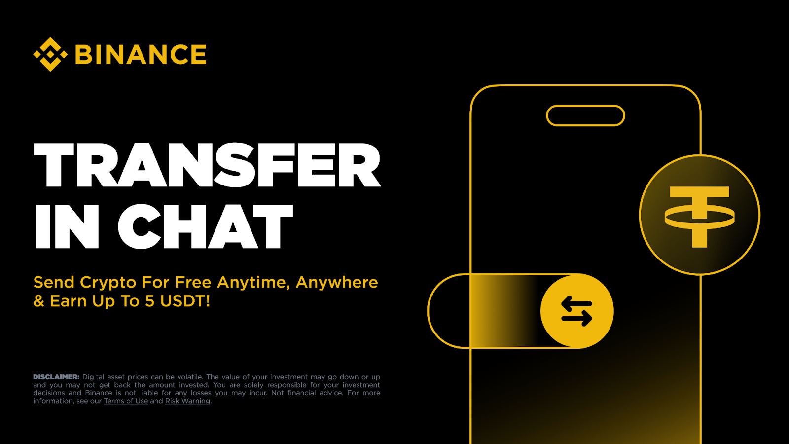 Africa Exclusive Offer: Transfer Crypto in Binance Chat to Earn Up To 5 ...