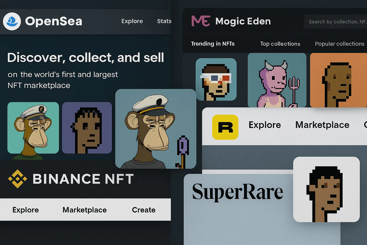Best NFT Marketplaces 2024 | Walletinvestor on Binance Square