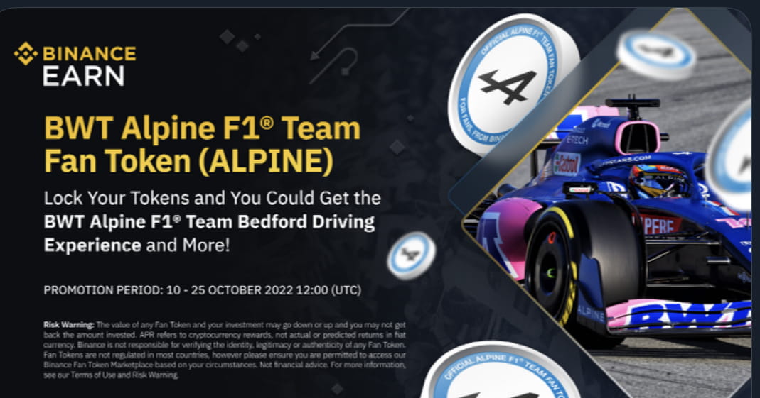 Fan Token Subscribe to $ALPINE Locked Products & stand a ch | Yesu on ...