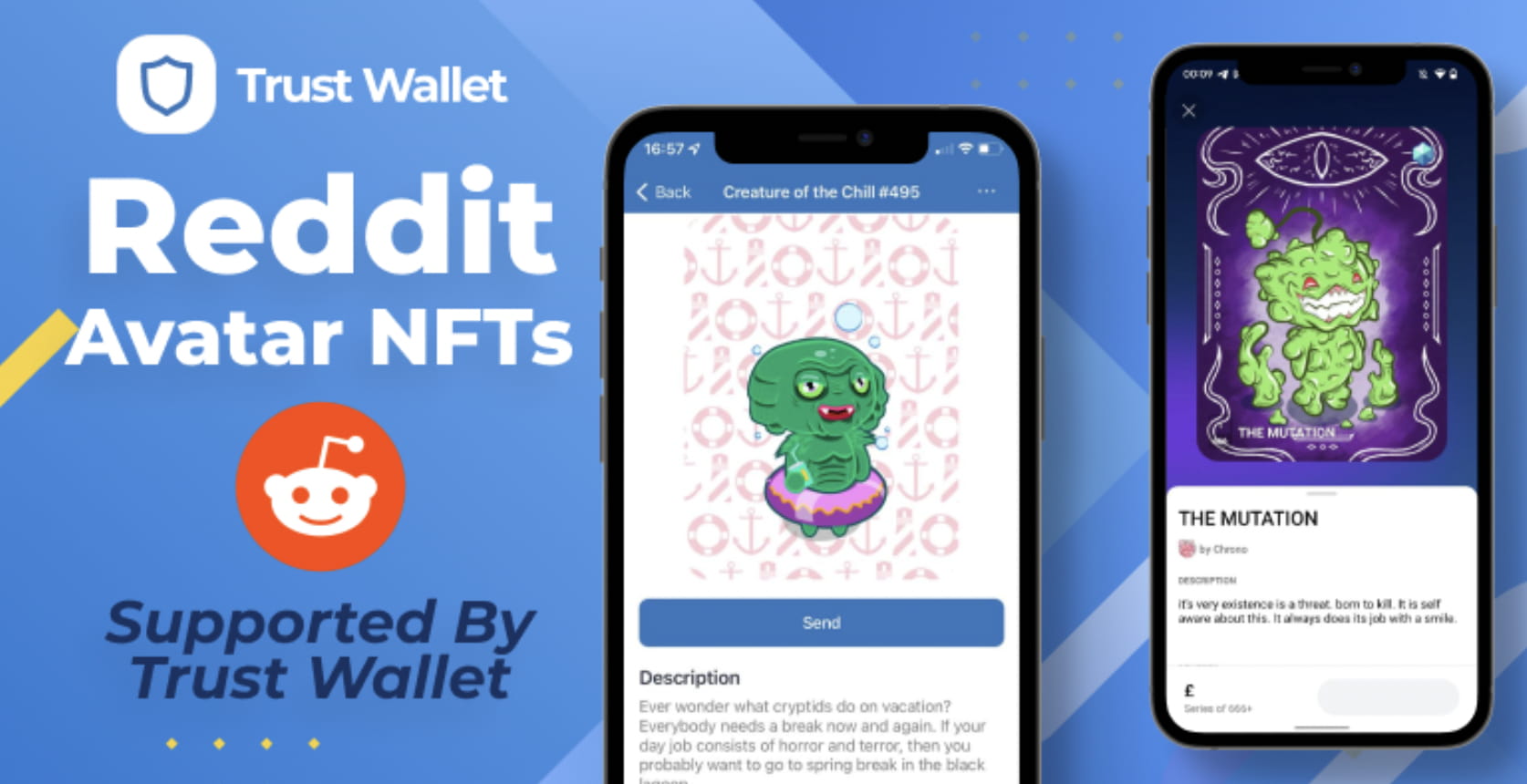 How to buy A Reddit Avatar NFT and store it in Trust Wallet | User-1592e on Binance Square