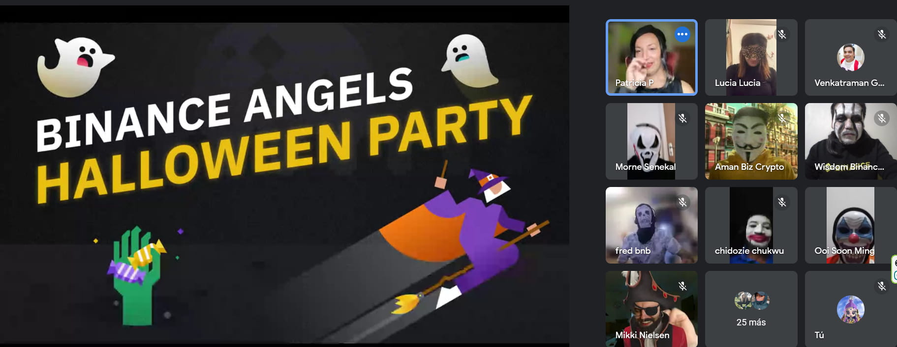Binance Angels Halloween party in costume ^^ | Chibiguardians on ...