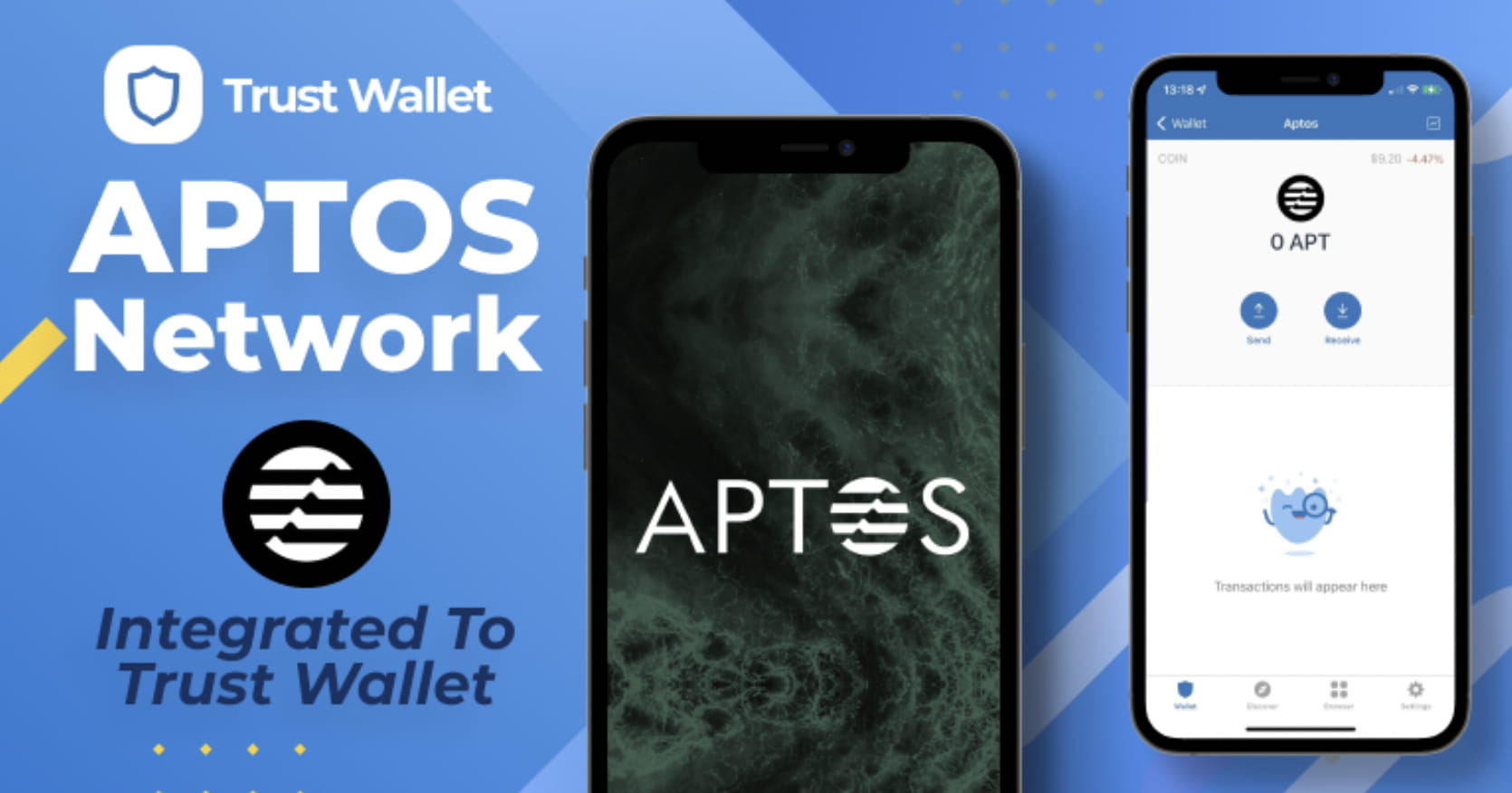 В Trust Wallet добавлена встроенная поддержка Aptos (APT) | User-1592e на Binance Square