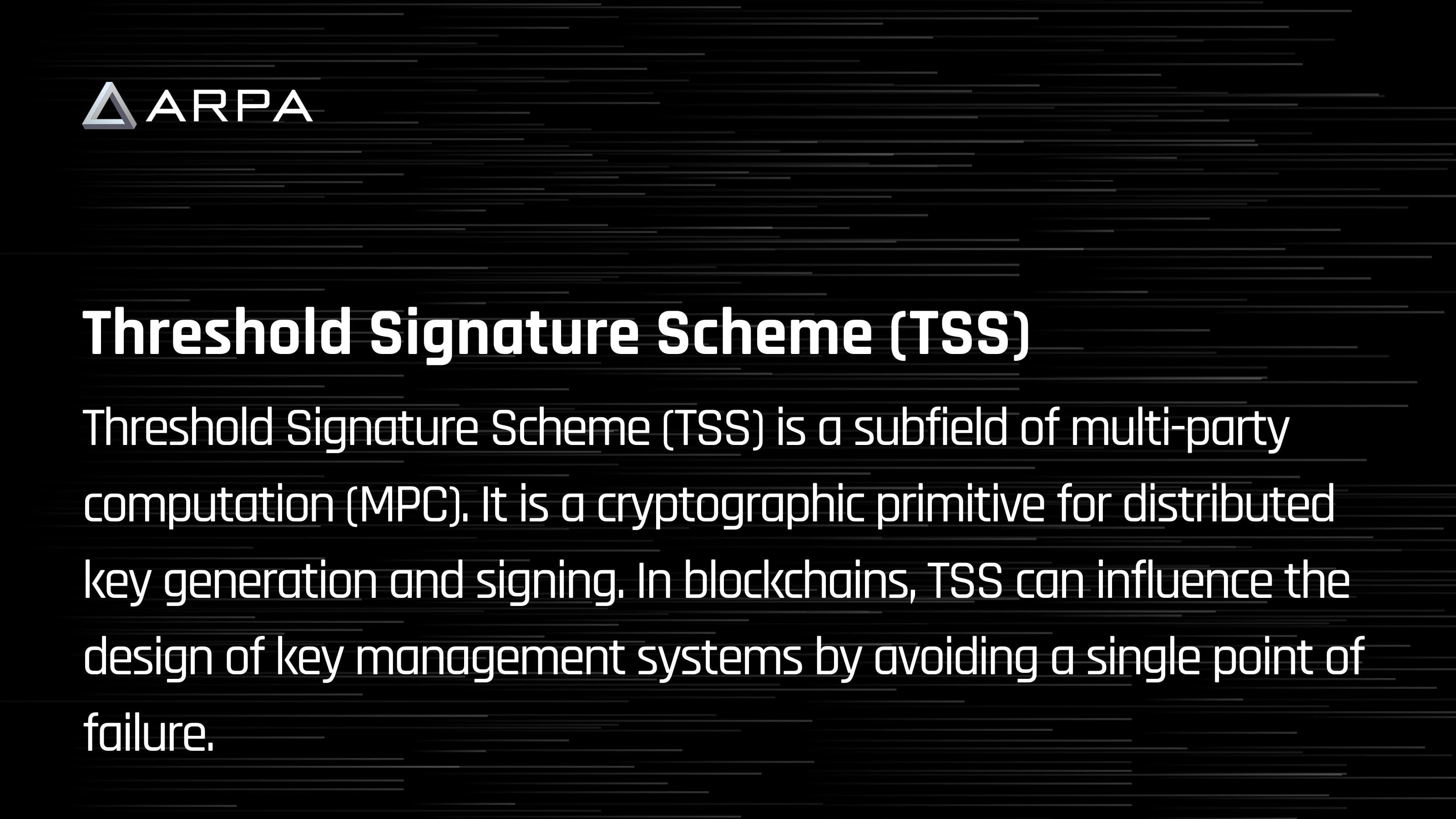 What is Threshold Signature Scheme (TSS)? | #ARPALearn TSS | ARPA on ...